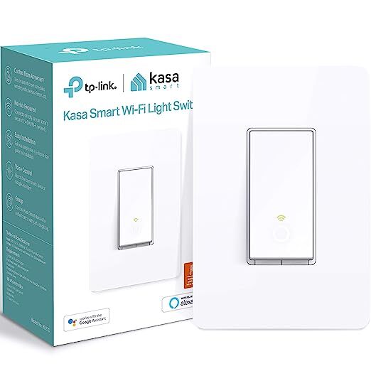 Kasa Smart Light Switch HS200, Single Pole, Needs Neutral Wire, 2.4GHz ...