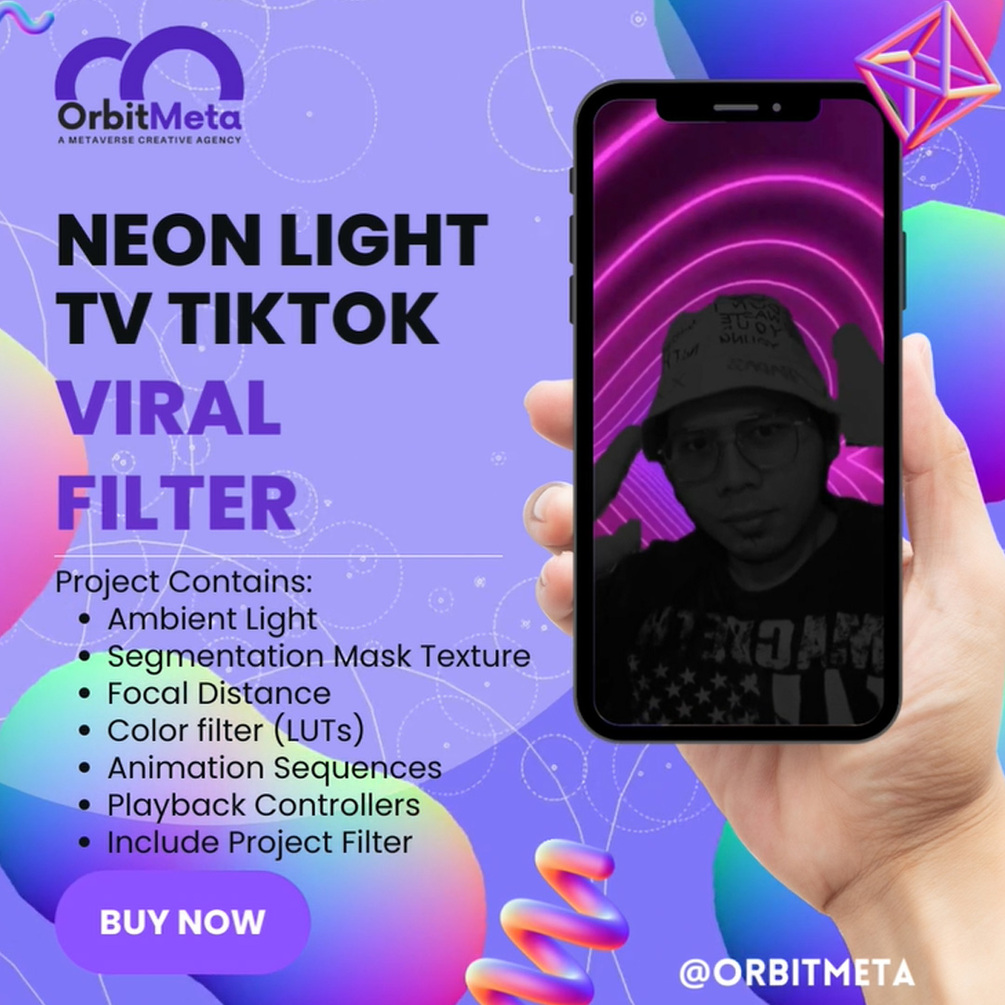 Neon Light TV Filter Effect | Spark AR | Instagram Filters | Augmented ...