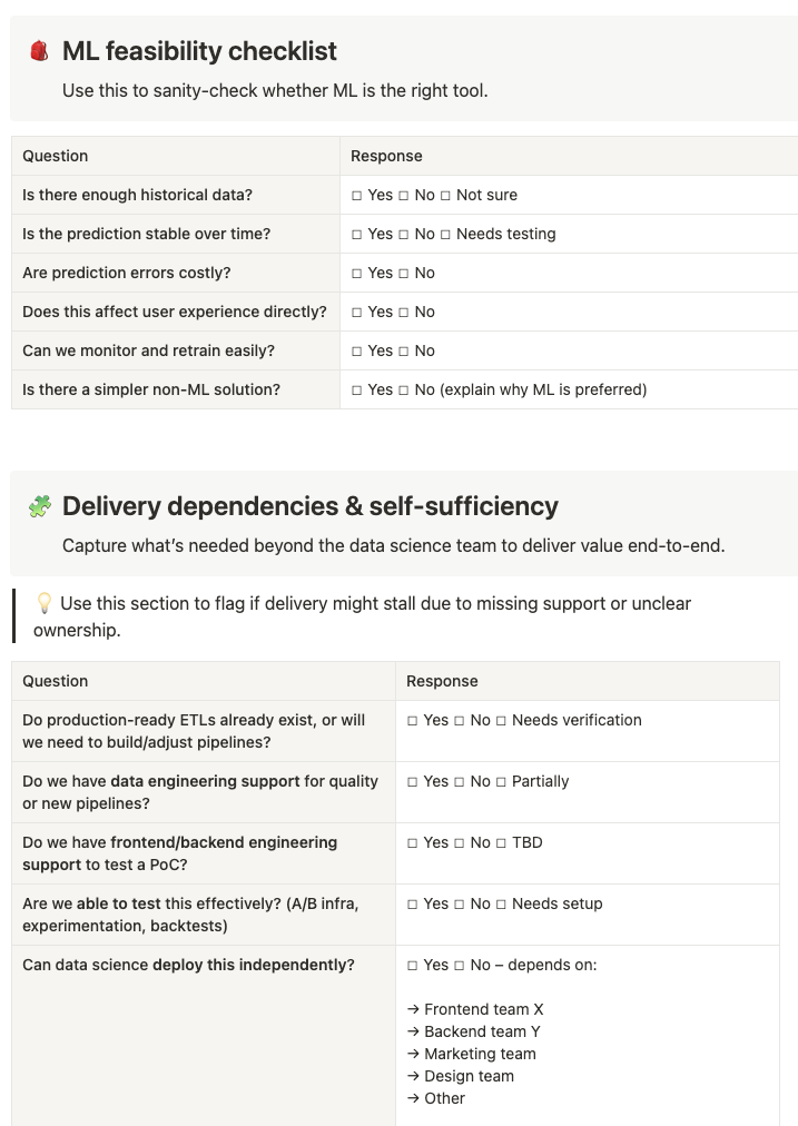 The Project Scoping Toolkit for Data Science Leads