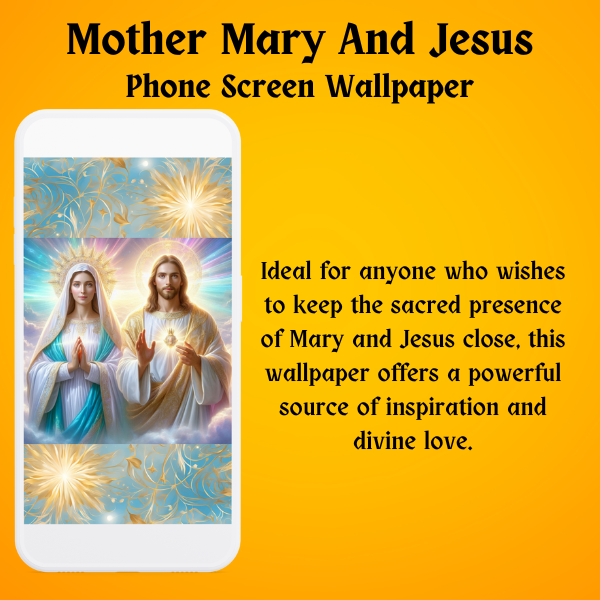 "Radiant Jesus Christ Mobile Phone Screen Wallpaper"