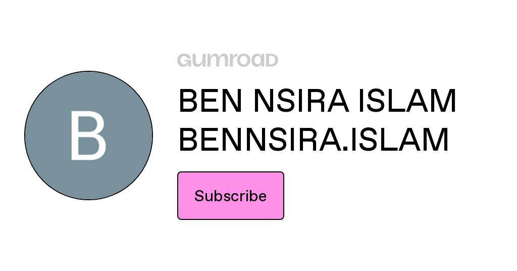 BEN NSIRA ISLAM BENNSIRA.ISLAM
