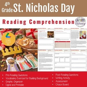 St. Nicholas Day Reading Comprehension | St. Nicholas Day | Holiday ...