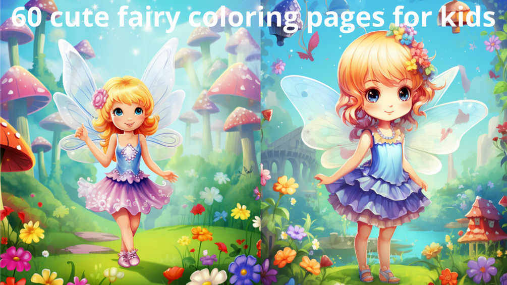 60 cute fairy coloring pages for kids