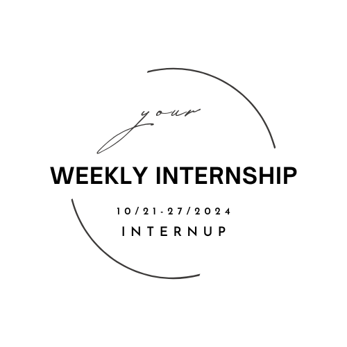 [Weekly Intern] 10/21/2024-10/27/2024 Internship for 25NG international ...