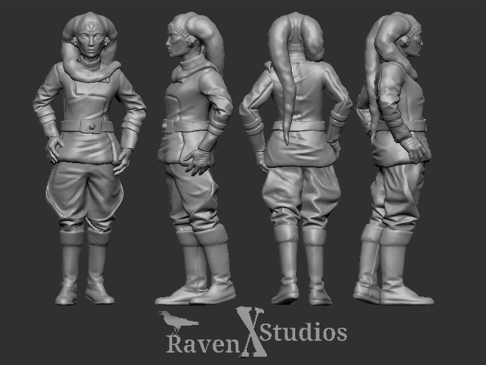 NPC Female Grand Republic Navy bundle Legion Scale