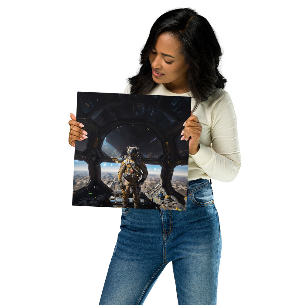 "Explorer Simon" Metal Plate Print