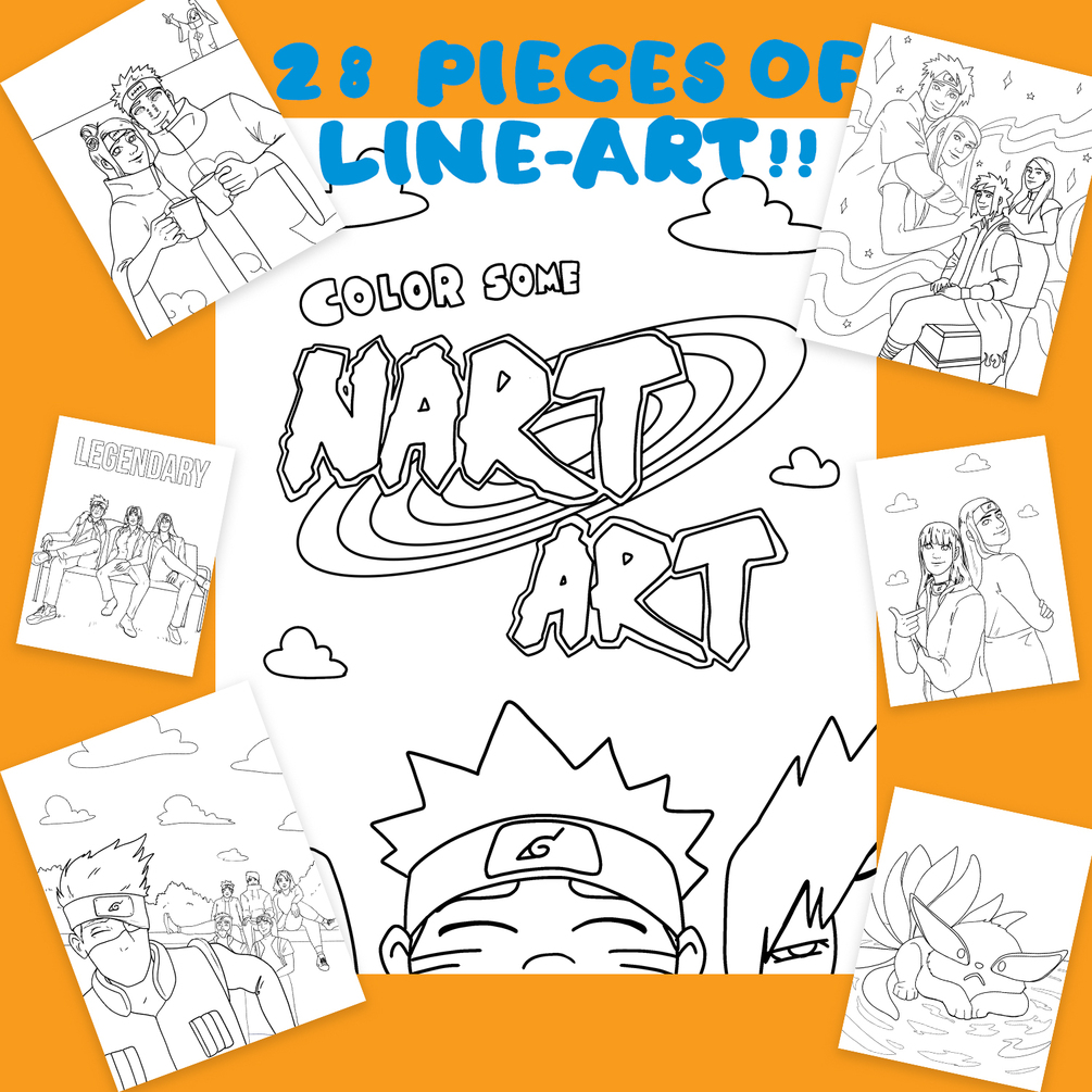 Nart Art Digital Coloring Book