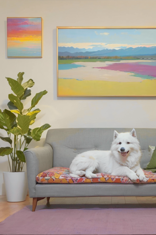 Radiant Home_02 – A Cozy Digital Art Print Inspired by Family Life in ...