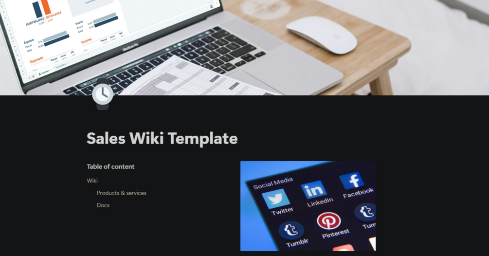 Sales Wiki Template