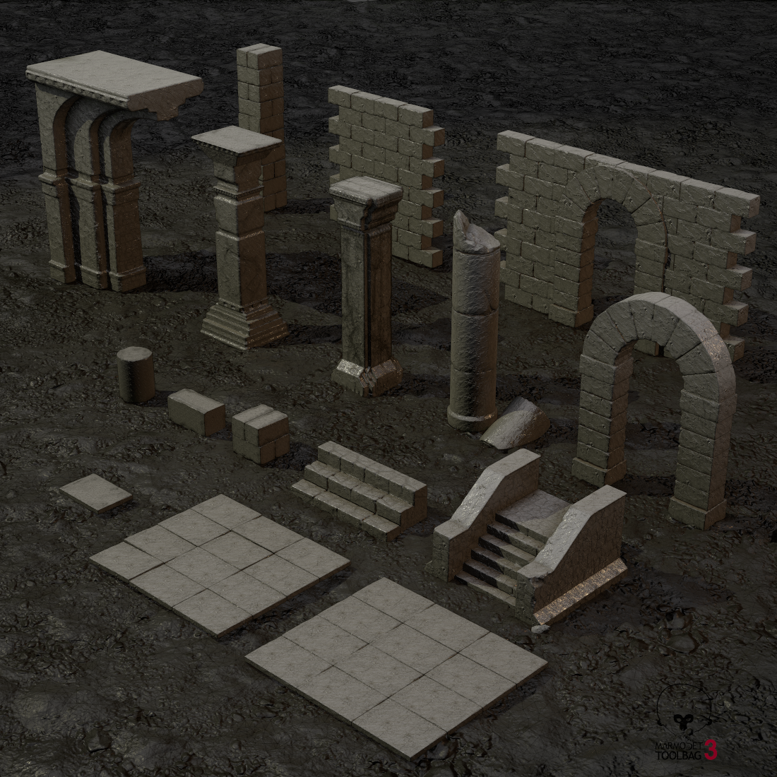 Ancient Ruins Kitbash