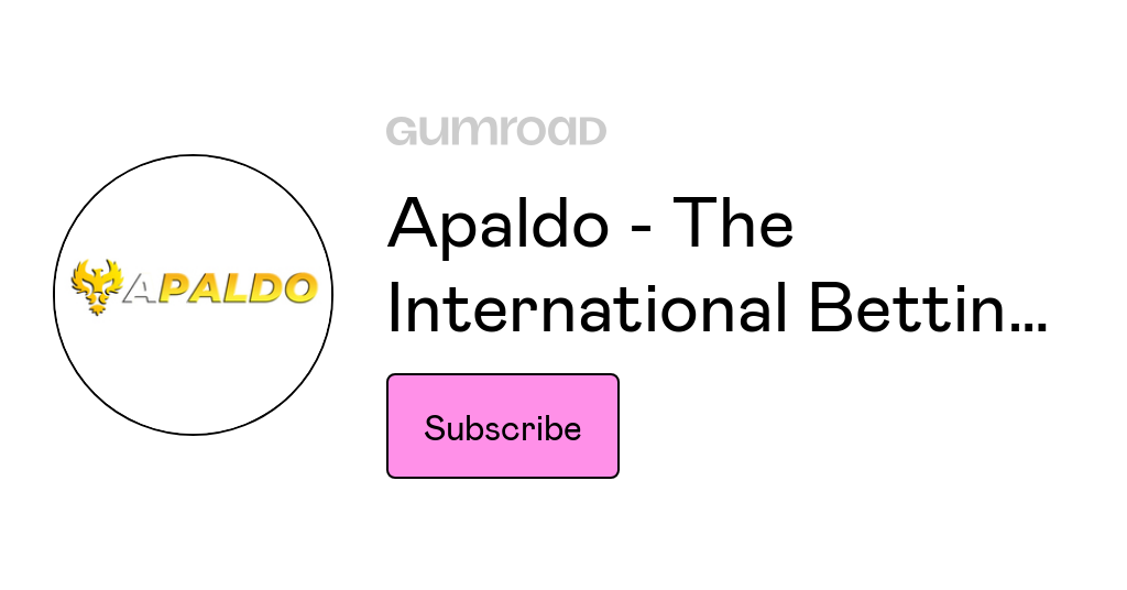 Apaldo - The International Betting Playground of 2024
