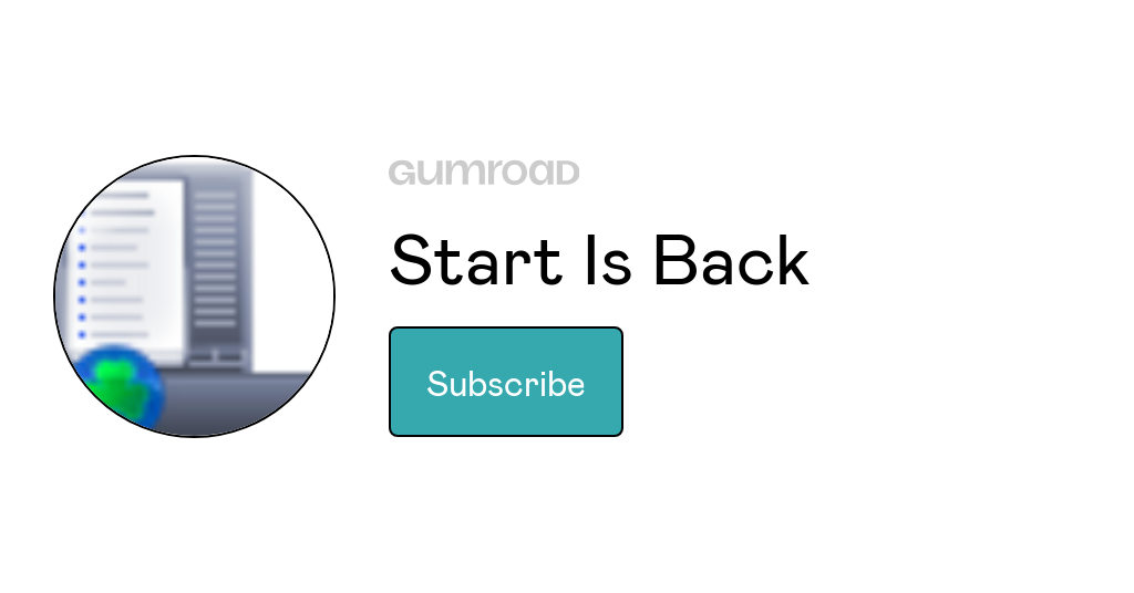 Start Is Back