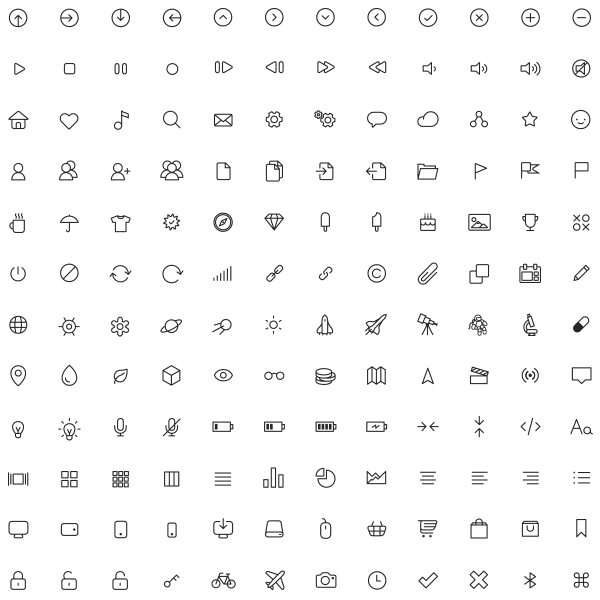 Vector Market XXL 144 iOS7 Style Icon Pack
