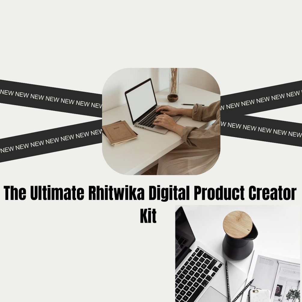 THE ULTIMATE RHITWIKA DIGITAL PRODUCT CREATOR KIT 50 SHEETS
