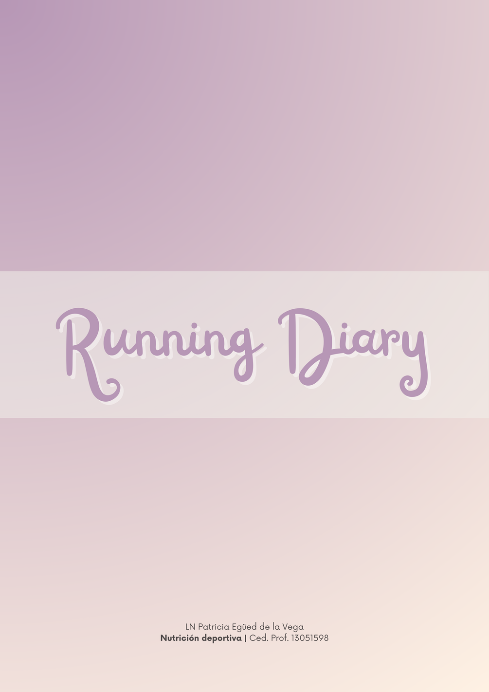 Running diary