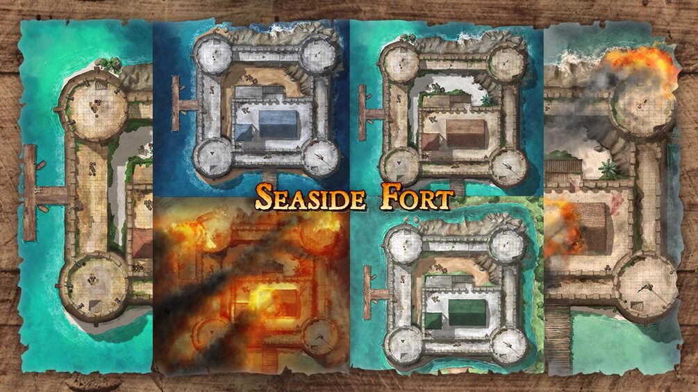 Seaside Fort [60x60]