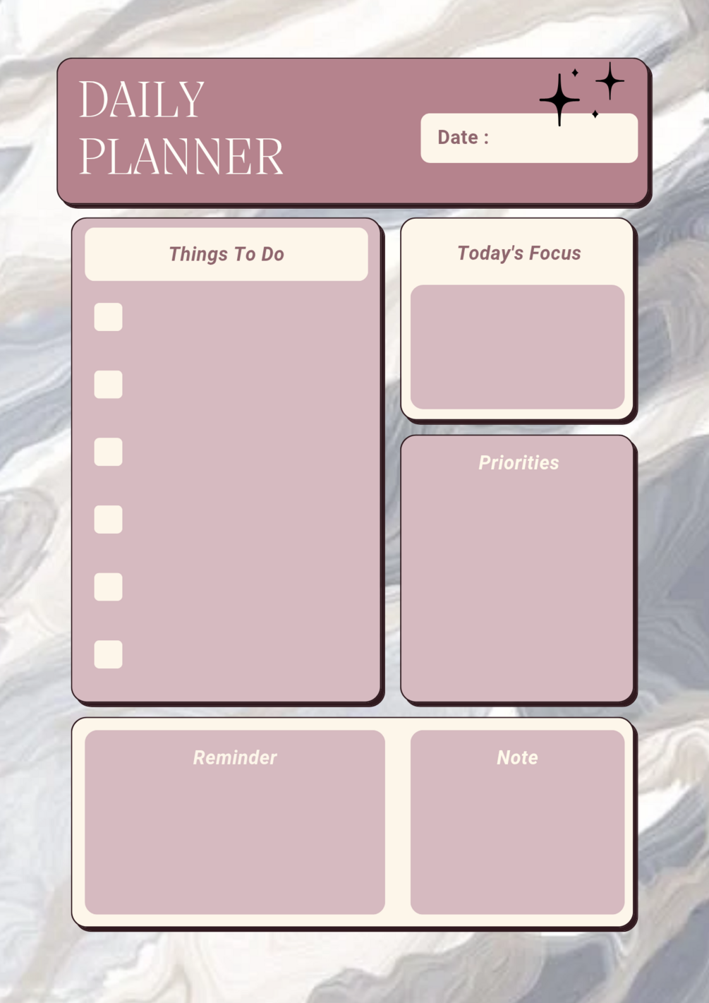Digital planner