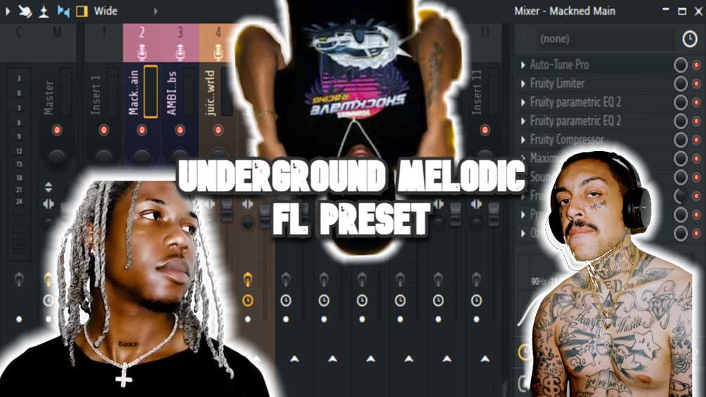UNDERGROUND MELODIC FL PRESET & ADLIBS (Mackned)