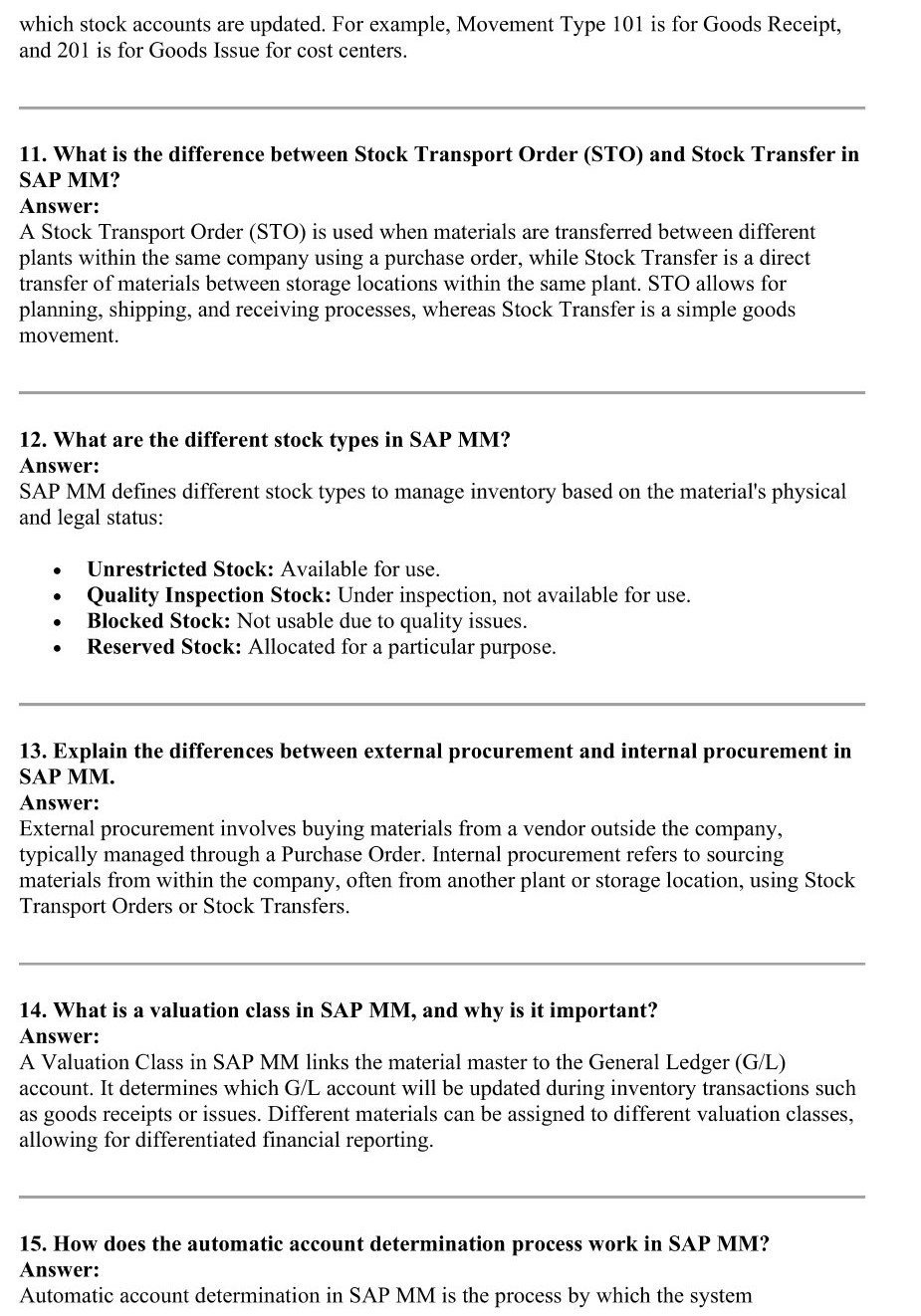 6 PDFs containing ALL Types of Most Asked Interview Q&A (Scenario-Based ...