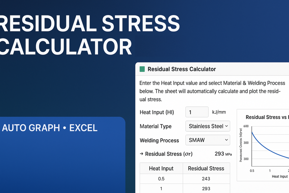 Residual Stress Calculator (Excel Tool) – byLWF