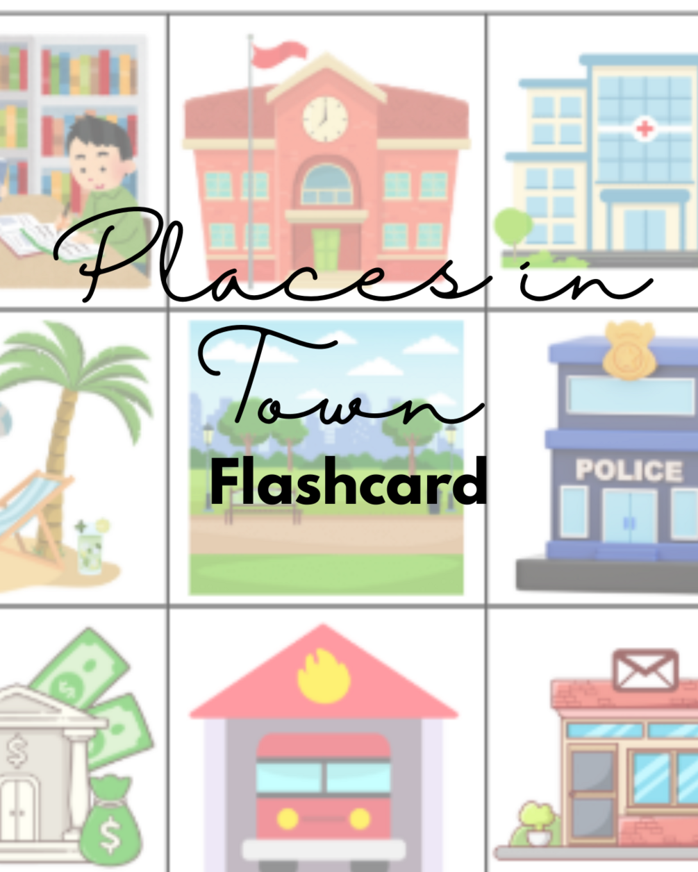 Places in Town Flashcards