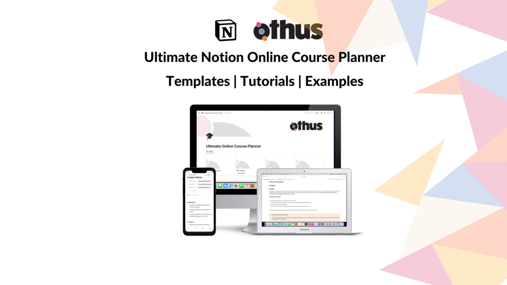 Ultimate Notion Online Course Planner