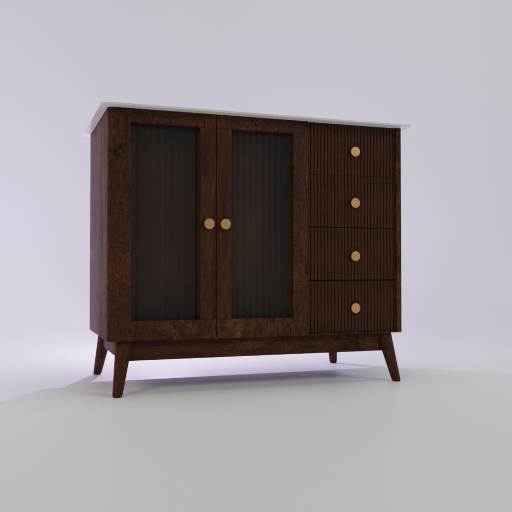 Blender 3d assets living room furniture