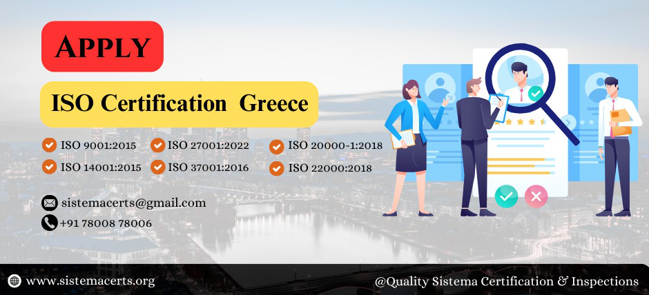 iso certification in Greece