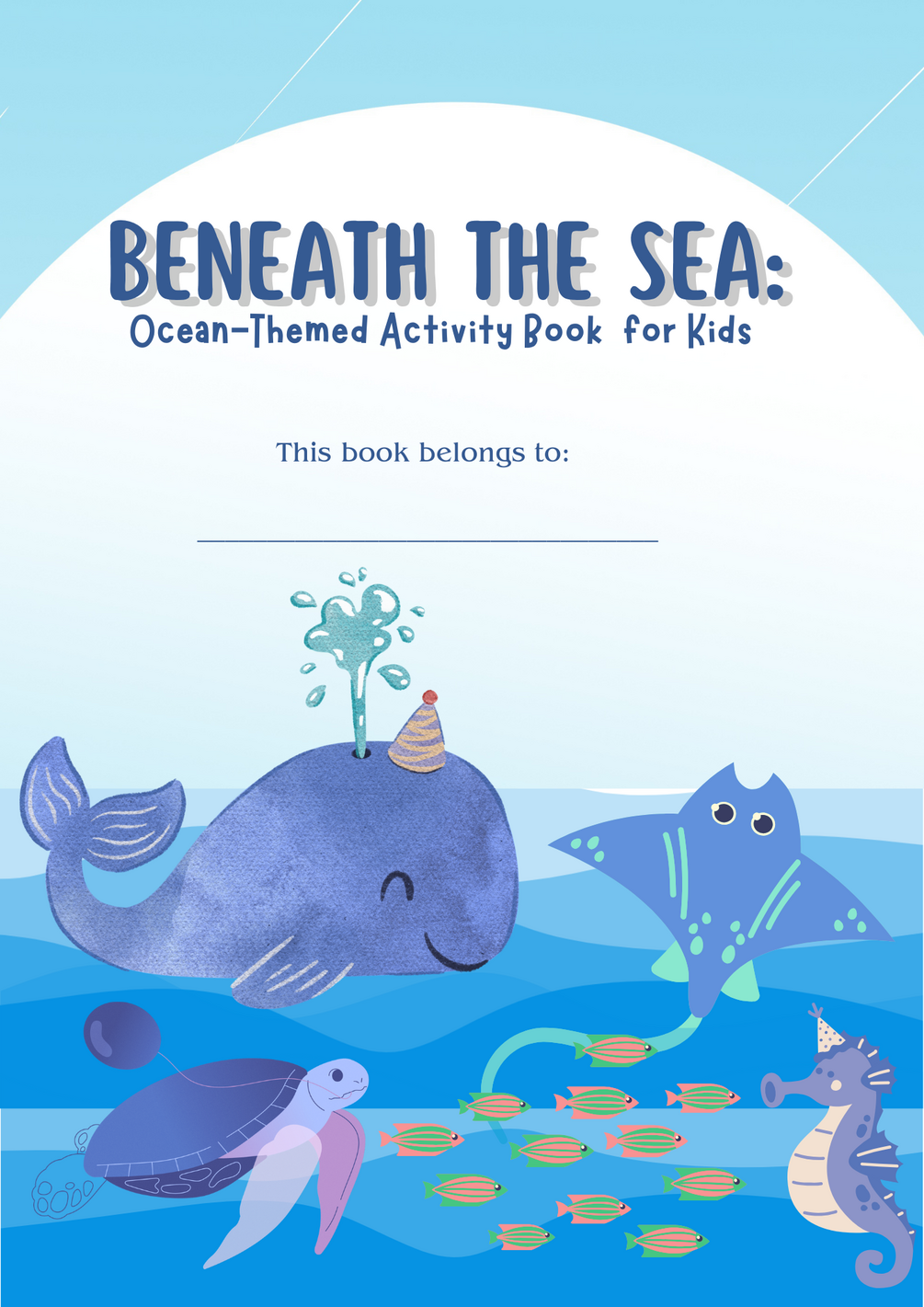 Printable (A4) Sea Animals Activity Book