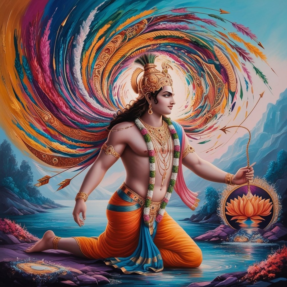 🎨 Divine Inspirations: Abstract Expression Images of God's Creation 🙏