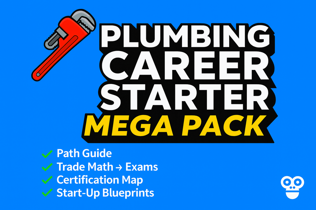 🔧 Plumbing Career Starter Mega Pack