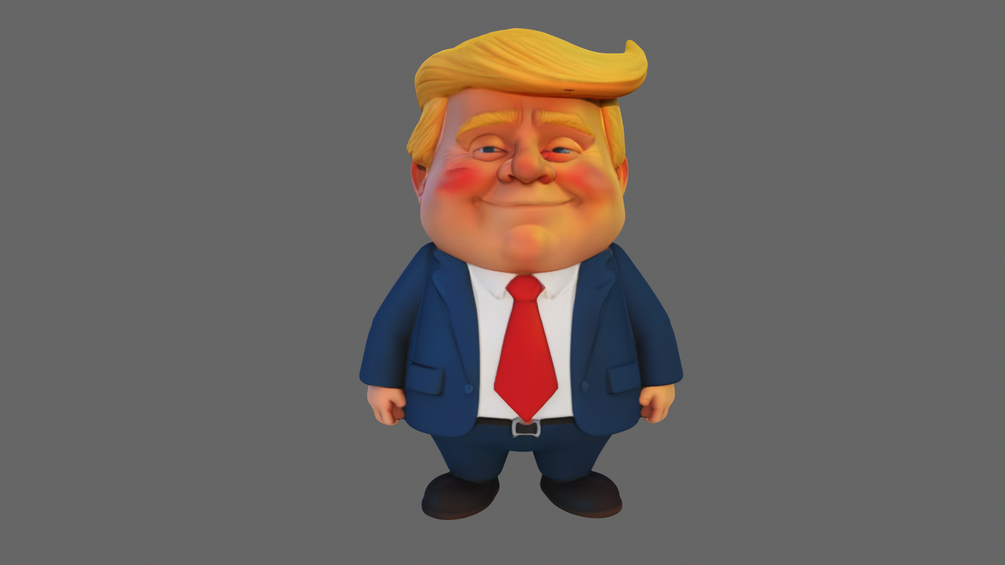 Donald Trump Stylized fbx