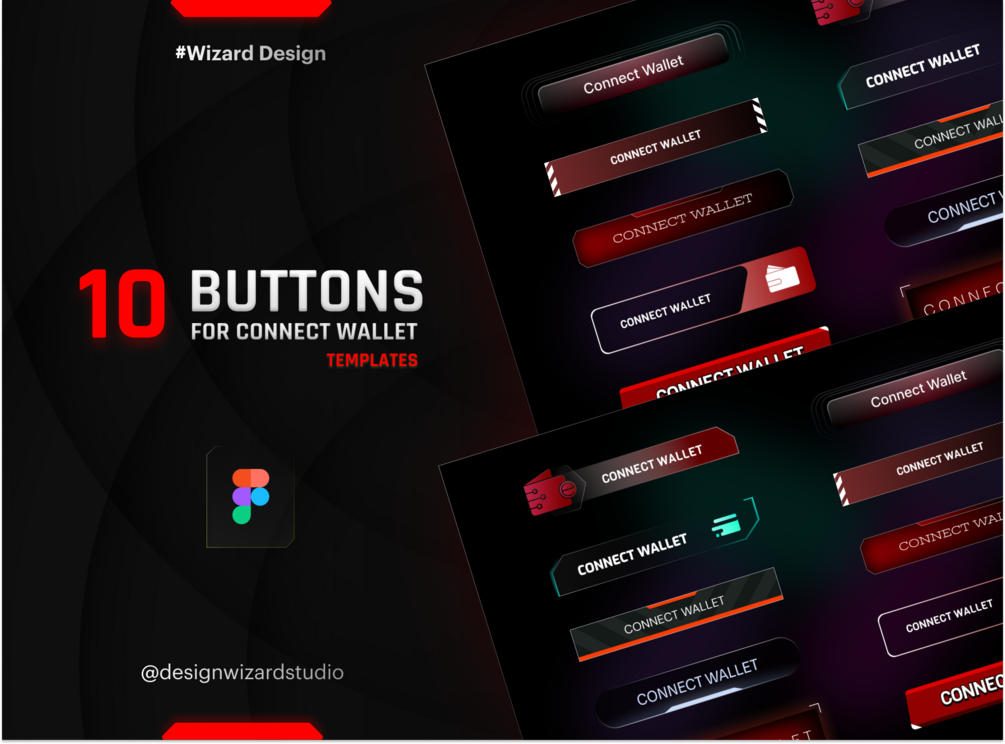 1O CONNECT WALLET BUTTONS TEMPLATE