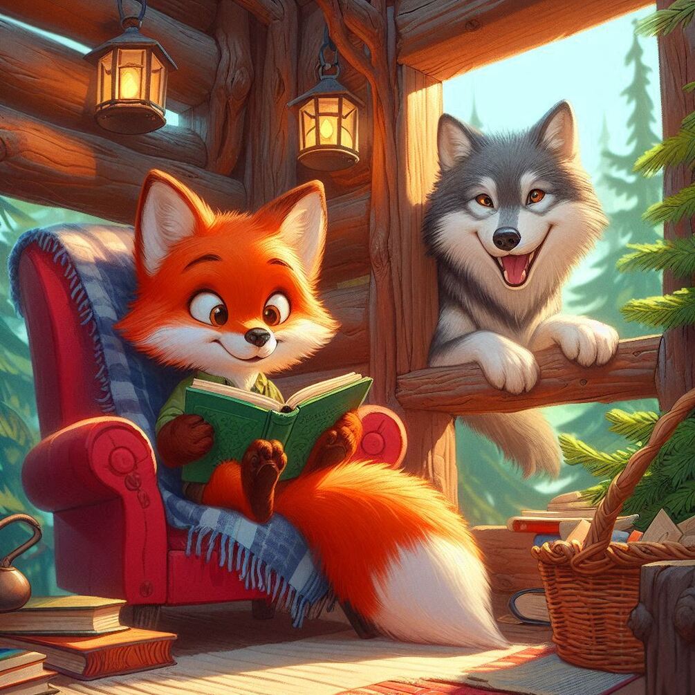 Story for kids THE TALE OF TRUSTY AND CAUTIOUS THE FOX
