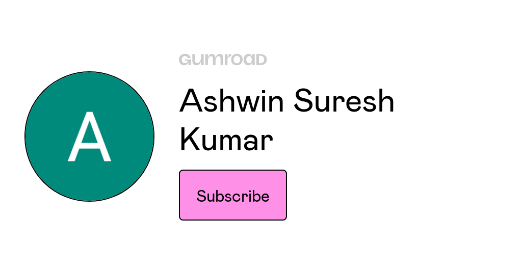 Ashwin Suresh Kumar