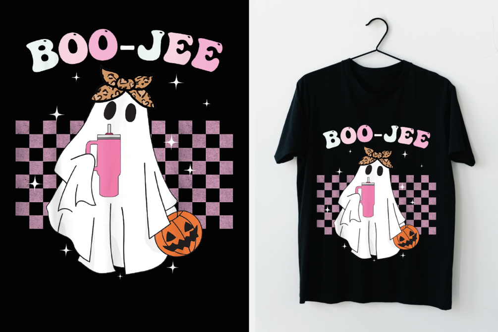 Cute Boo Ghost Spooky Funny Halloween Costume Boujee Boo Jee
