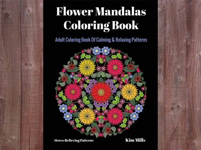 Flower Mandalas Coloring Book - PDF Version