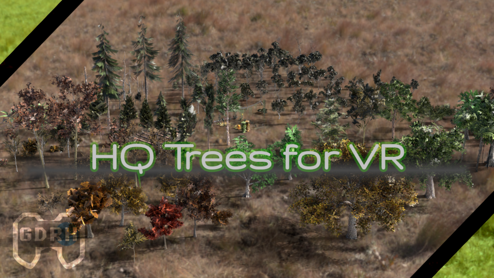 High Quality Trees for VR – Optimized 3D Nature Pack