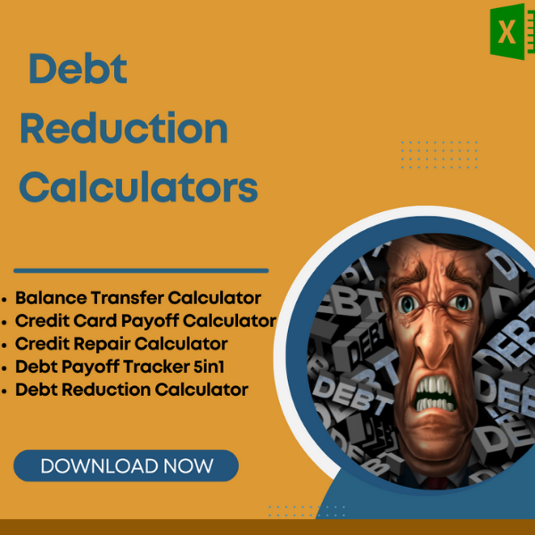 Smart 💡 Debt Reduction Calculators – Excel Templates for All 📊
