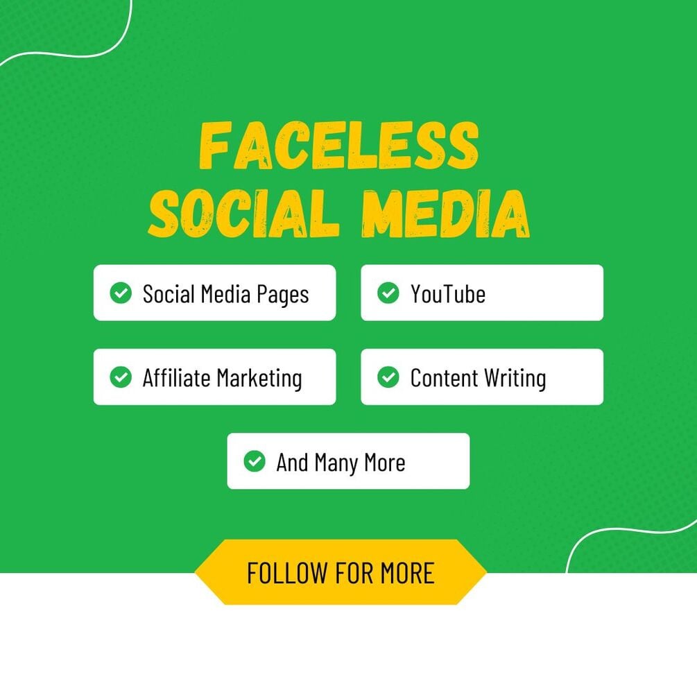 Faceless Social Media