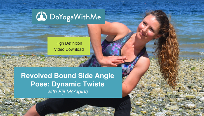 Revolved Bound Side Angle Pose: Dynamic Twists with Fiji McAlpine - Mobile