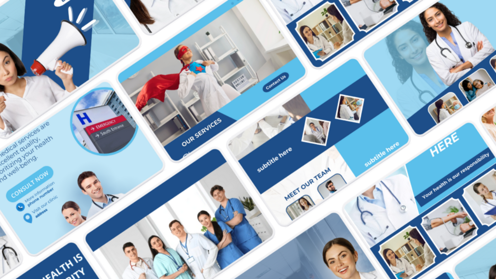 🔥 15 Editable Canva Templates for Doctors | Professional Branding Kit 💡 ...