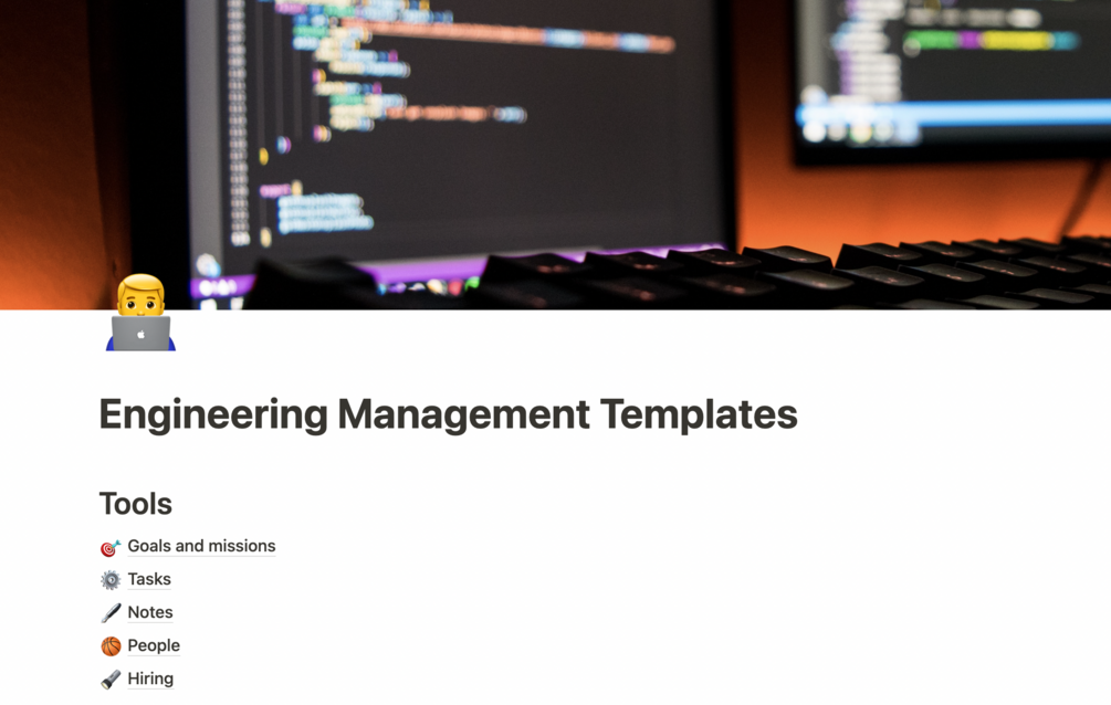 Engineering Management Notion Templates