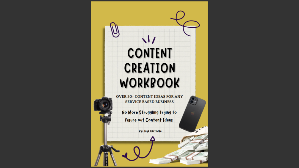 Content Creation Workbook