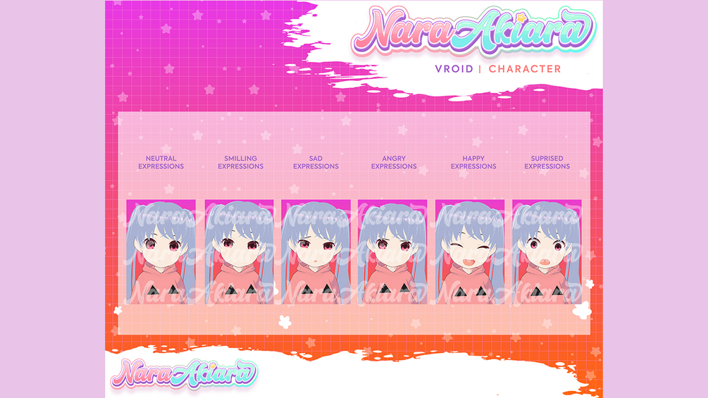 Chibi Girl 3D Vroid Model