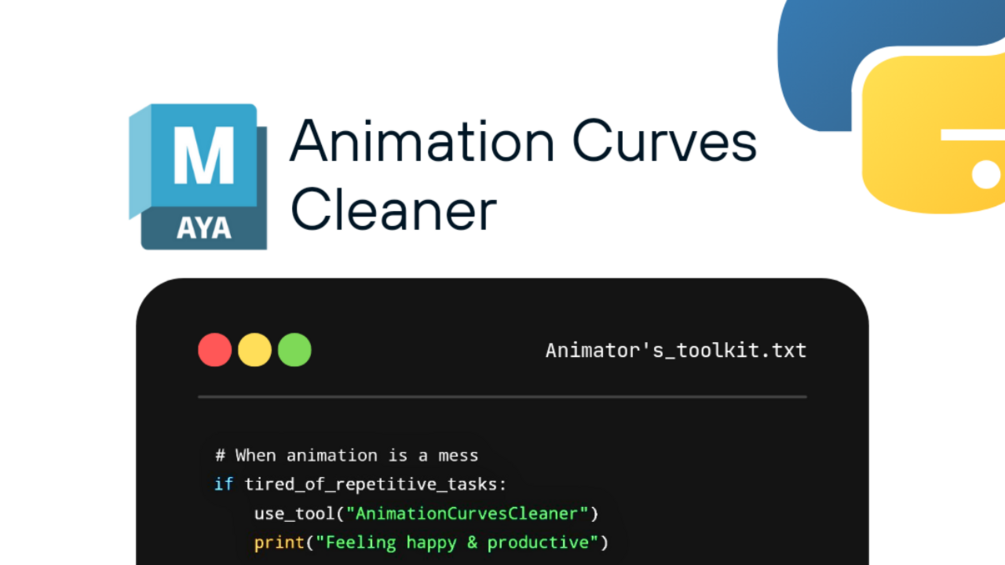 Animation Curves Cleaner - MAYA2022-24