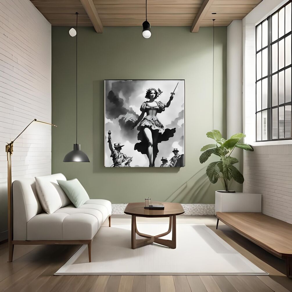 Liberty Leading the People by Eugène Delacroix Poster, Printable Eugene ...