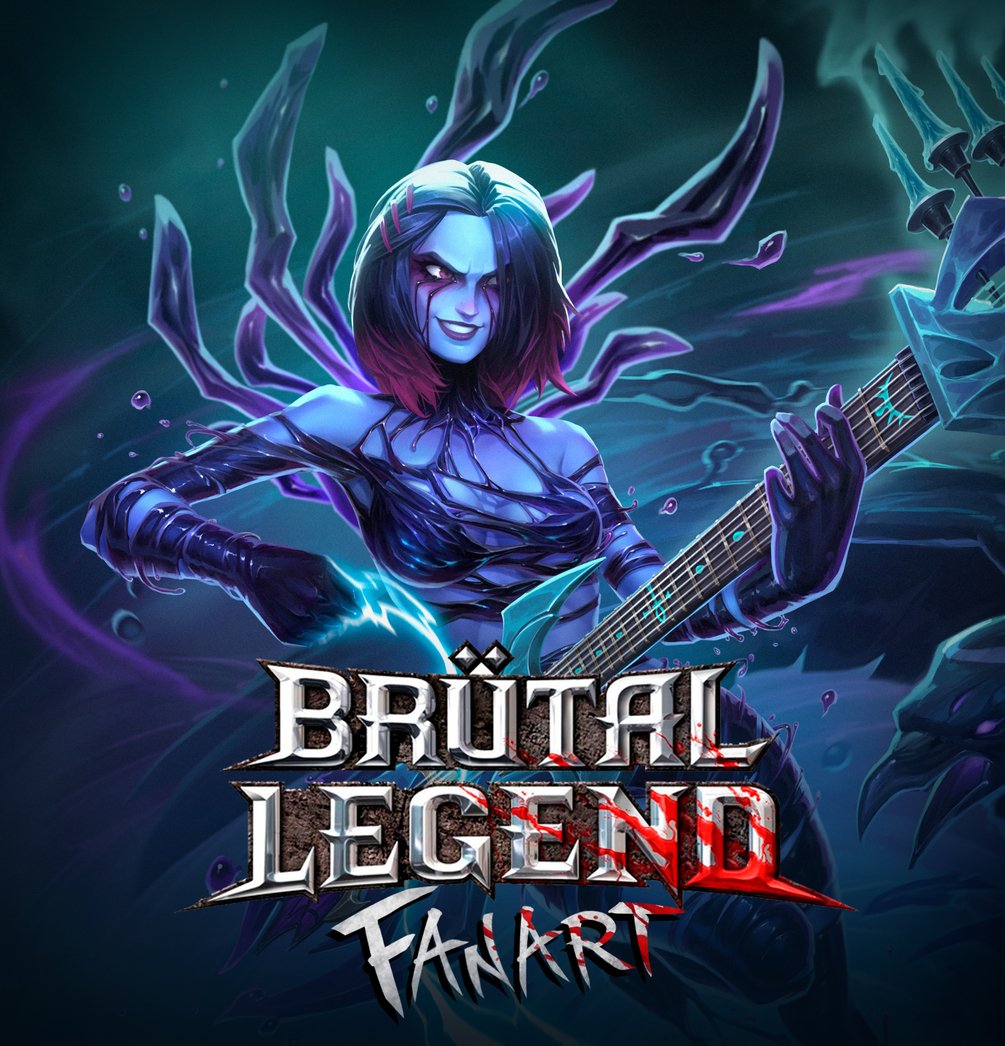 Brutal Legend Fan Art - Ophelia Process Tutorial