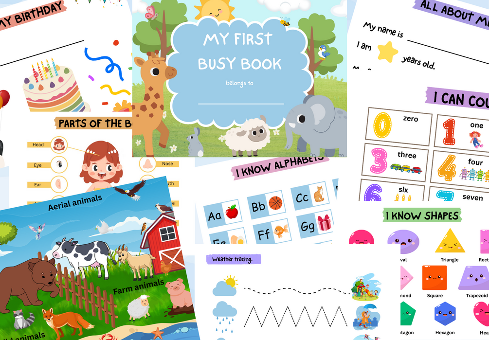 My First Busy Book for Kids
