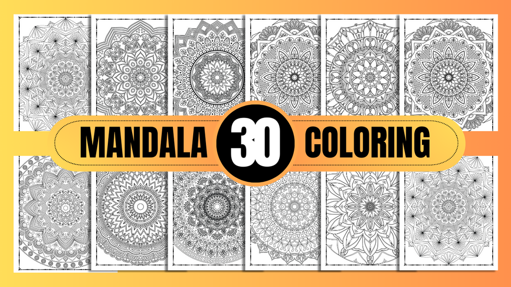 30 Mandala Coloring Pages